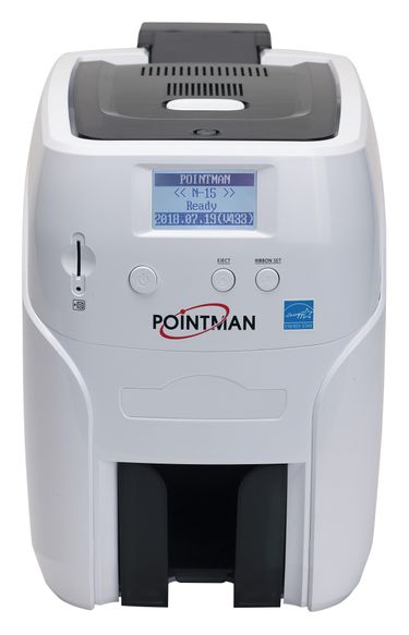 Принтер пластиковых карт Pointman Nuvia N15, 300 dpi, USB, Ethernet ...